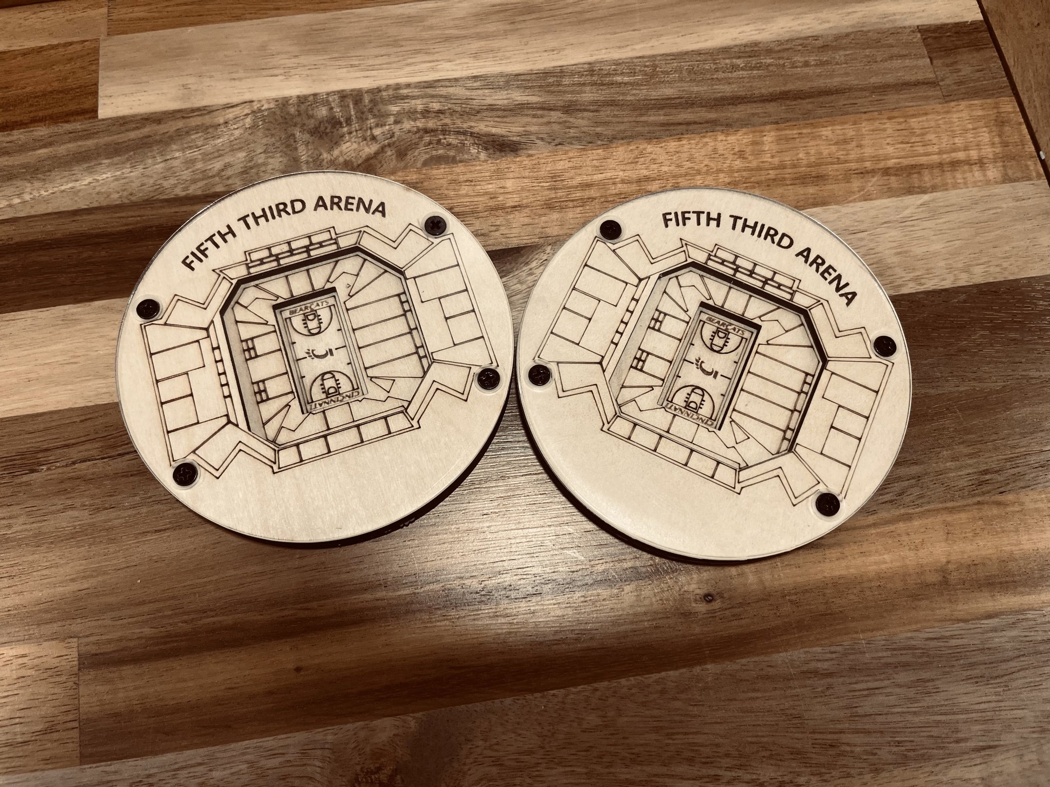 Basketball Stadium Coasters | Arck Designs
